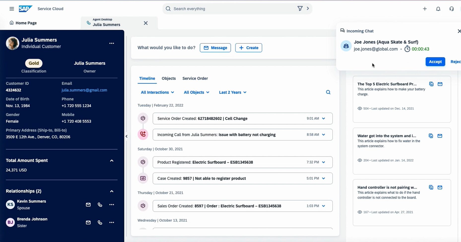 Customer Services | SAP Services Cloud | Outliers Consulting